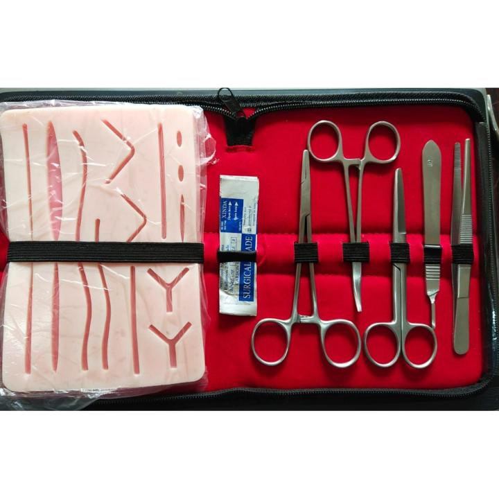 Complete Suture Practice Kit for Students - Reusable Skin Simulation ...