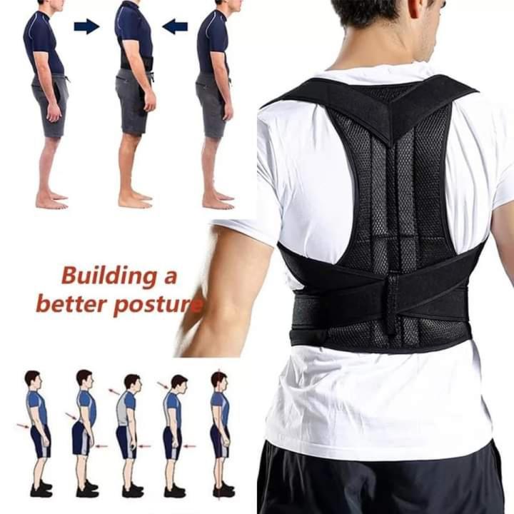 Back Waist Posture Corrector Adjustable Adult Correction Belt Waist ...