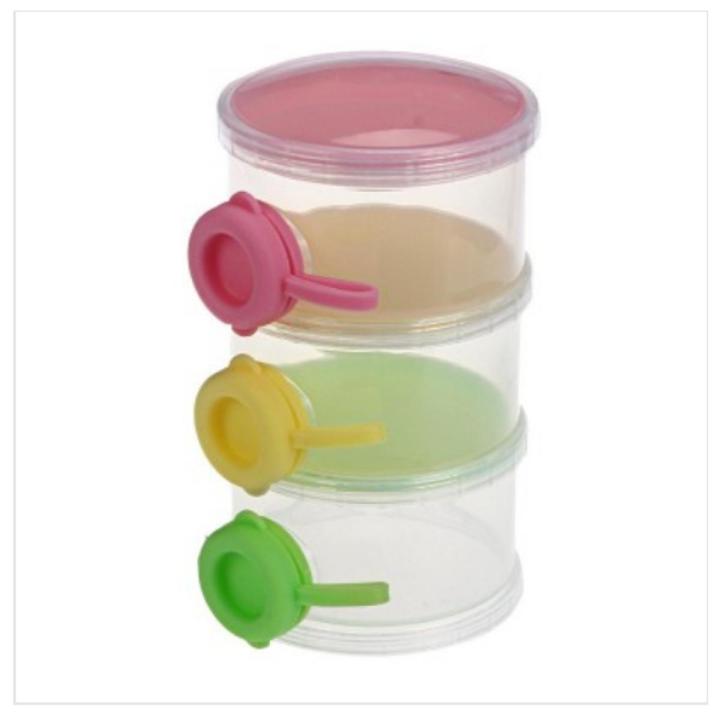 3 Layer Milk Powder Storage Box - Set of 3 ! !! | Daraz.pk