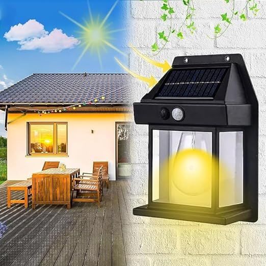 LED Solar Light + Water Proof, With Human Sensors And Sun Light Sensor ...