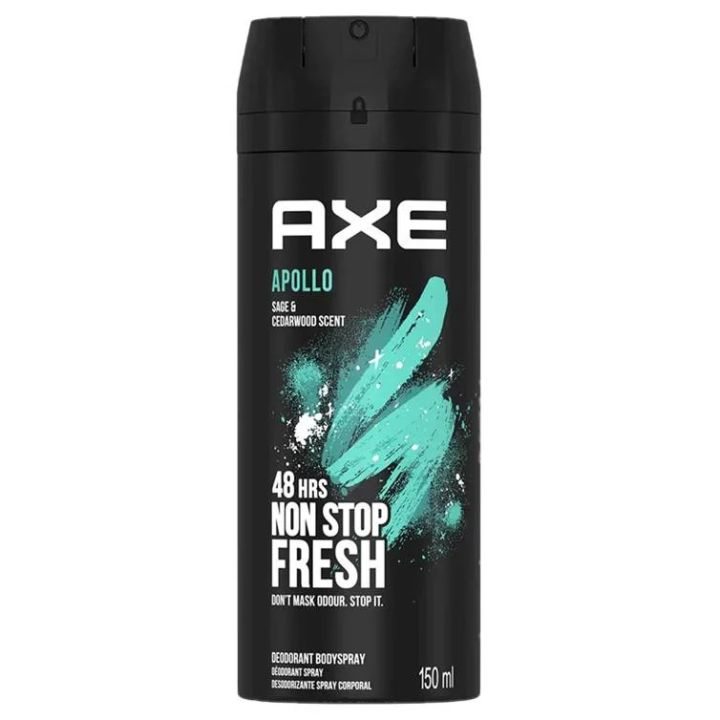 Axe Apollo 48H Non Stop Fresh Deodorant Body Spray 150ml | Daraz.pk