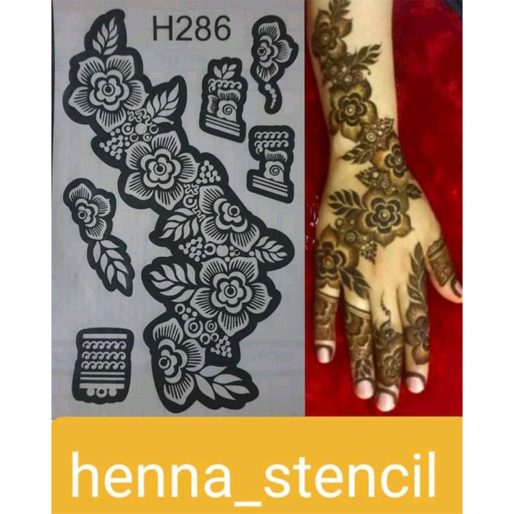 Mehandi Stancil, henna sticker Mehndi sticker indian Designing, mehndi ...