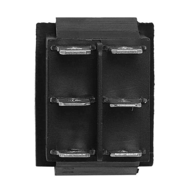 3X 6-Terminals 3 Position ON/OFF/ON DPDT Boat Rocker Switch 16A 250VAC ...