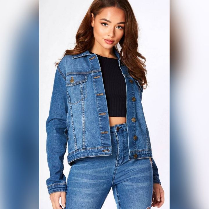 SPRINTER Denim Jacket Lycra Fabric | Daraz.pk