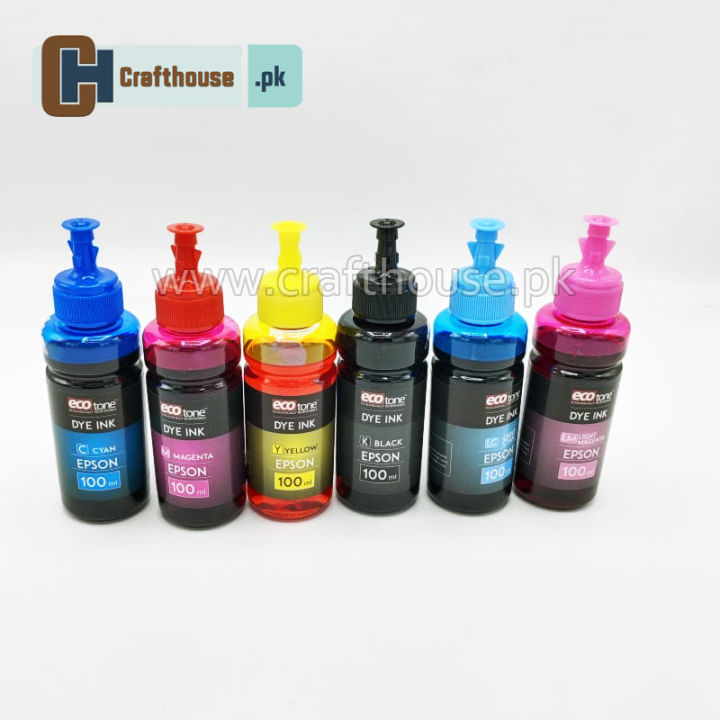 Ecotone ink 6 colors for Epson 6 colors Printers T50 T60 L800 L805 ...