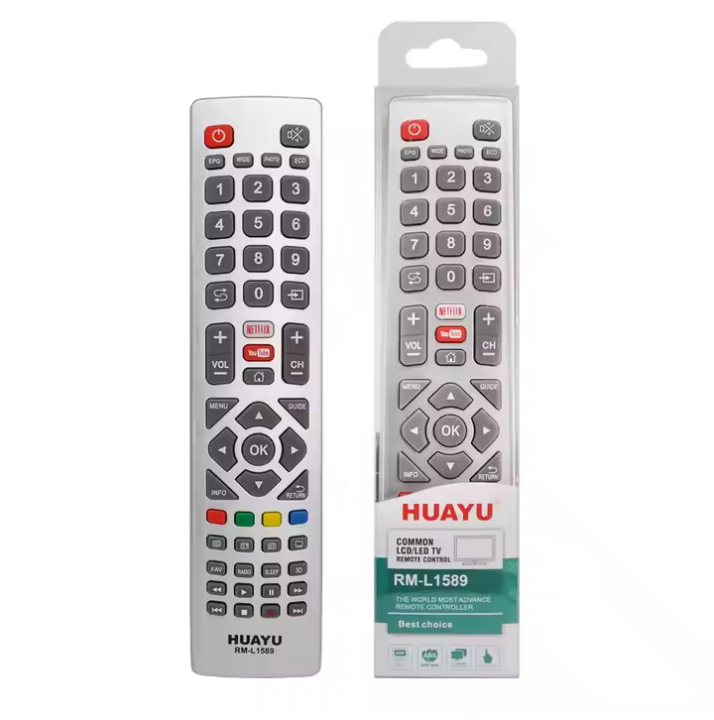 SHARP Smart LED & LCD TV Remote Control HUAYU RM-L1589 | Daraz.pk