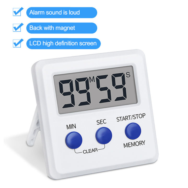 Electronic Kitchen Timer LCD Display Large Screen Electronic Timer ... Electronic Kitchen Timer LCD Display Large Screen Electronic Timer ...