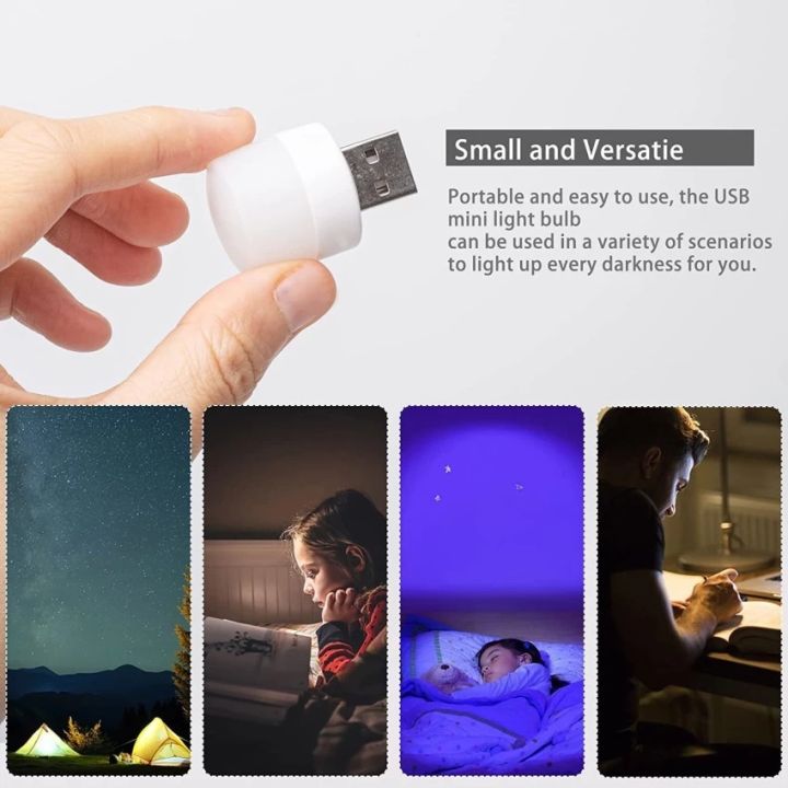USB Plug-in Led Lamp Mini LED Bulb Night Light Portable Small Lights For Power Bank PC Laptop ...