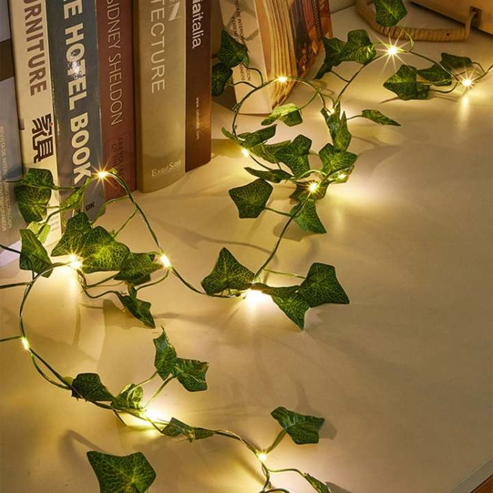 SME Led Leaf Bail light - Artificial green waterproof led bail light ...