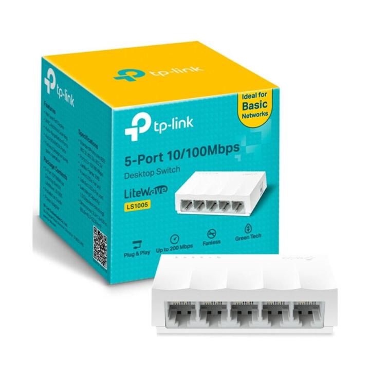 LS1005 TP-Link 5-Port 10/100MBPS Desktop Network Switch | Daraz.pk