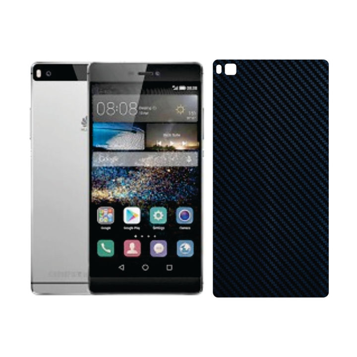 Huawei P8 Back Paper OB Carbon Black Sheet Anti-stain Only Back Wrap ...
