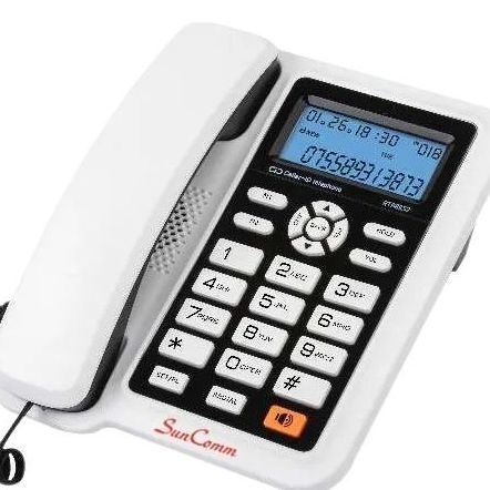 30 Days Warranty Loud Speaker Speakerphone Telephone Desktop Corded Landline Phone Automatic ...