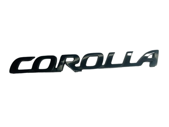 Black Edition COROLLA LOGO - COROLLA For Toyota Cars - 1 Piece - FULL ...