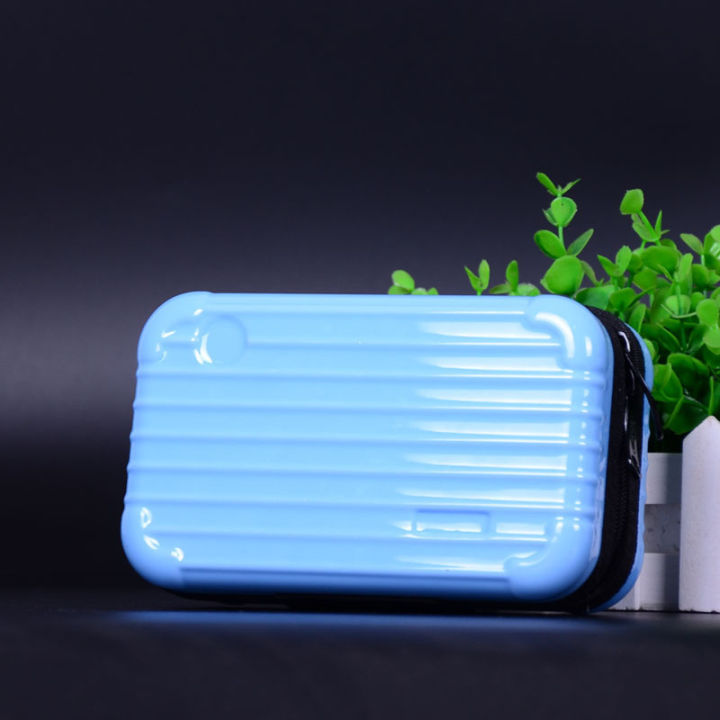 7 Inch pc Mini Hard Case Cosmetic Bag Crossbody Travel Toiletry Bag ...