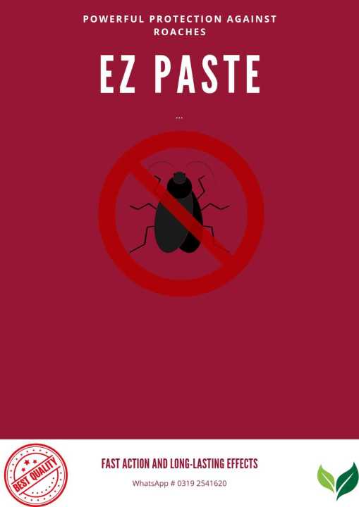 EZ Paste Cockroach killer - from first use | Daraz.pk