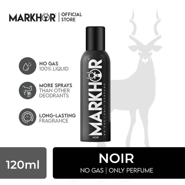 Markhor Noir 120ML Deodorant Body Spray – Your Go-To Versatile ...