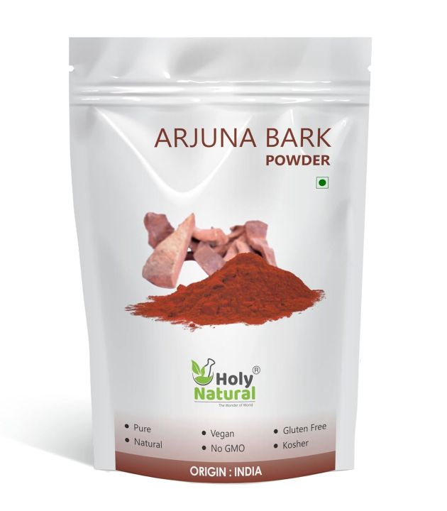 Holy Natural - The Wonder of World Arjuna Bark Powder (100g), (Arjuna ...