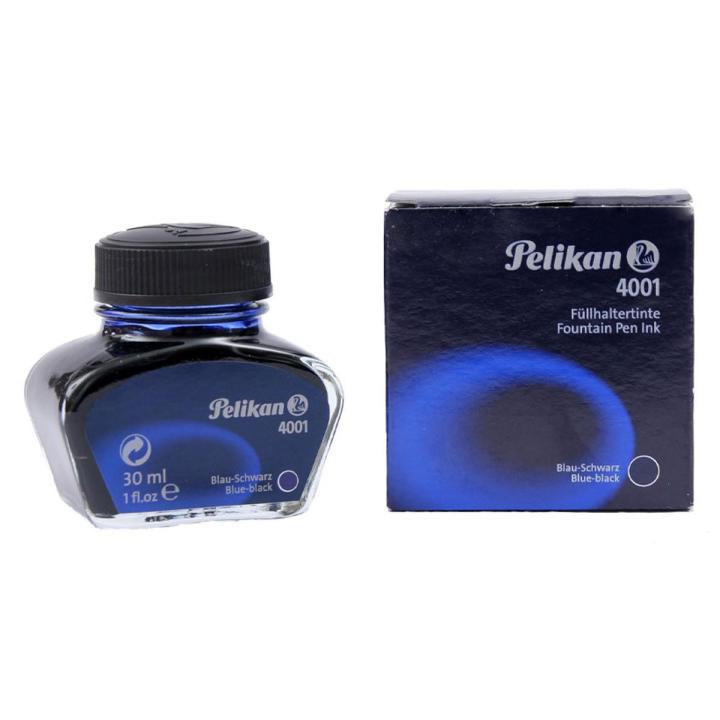 Pelikan 4001 Fountain Pen Ink Blue Black 30 ml , Bottled Ink for ...