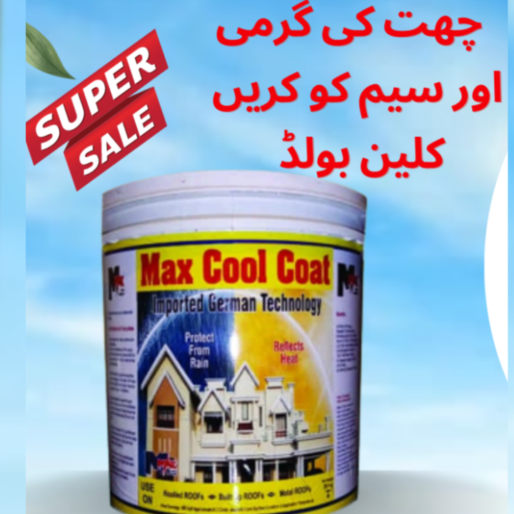 Roof Cooling Paint - Max Cool Coat – Roof Heat Proofing High ...