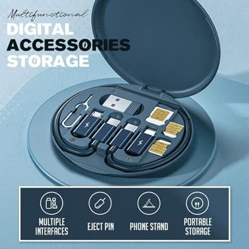 Mini Digital Gadgets Storage Box, Multifunctional 60W USB Data Cable ...