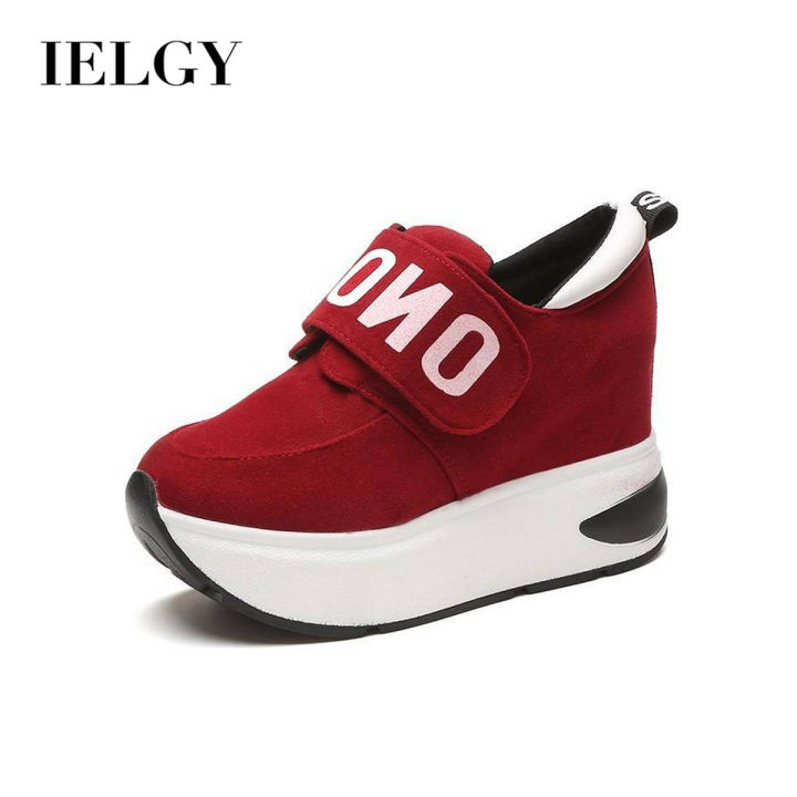 IELGY ladies inner heightening single shoes platform casual shoes ...