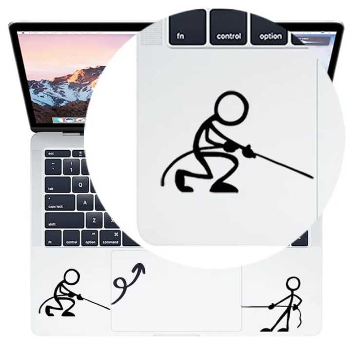 Funny Matchman Decal Skin for Laptop Trackpad Vinyl Sticker ,Matchstick ...