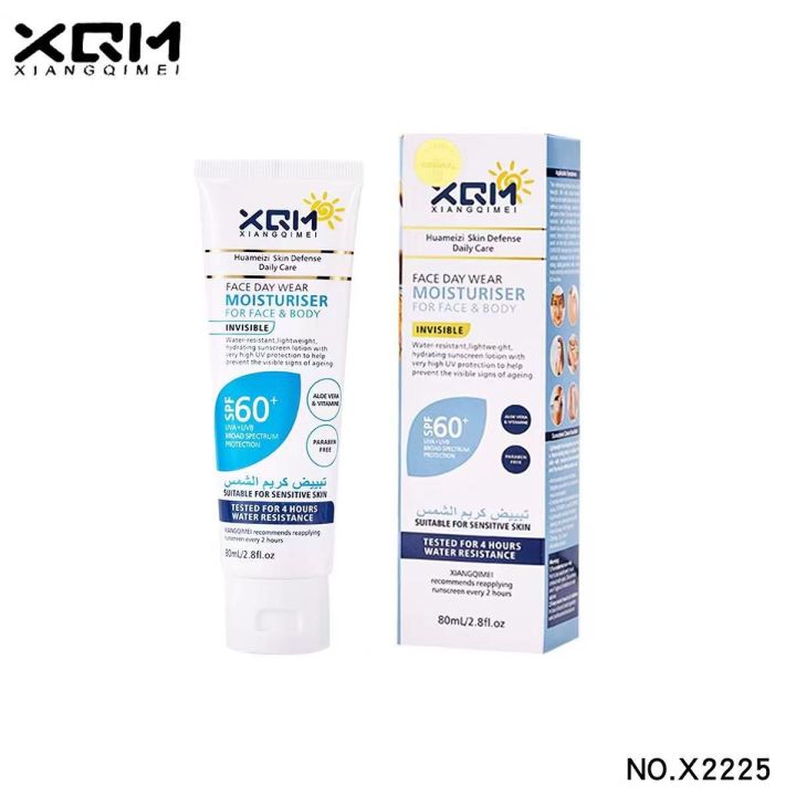 Xqm Face Day Wear Moisturiser Sun Cream Spf60 80ml XRM Xiangqimei ...
