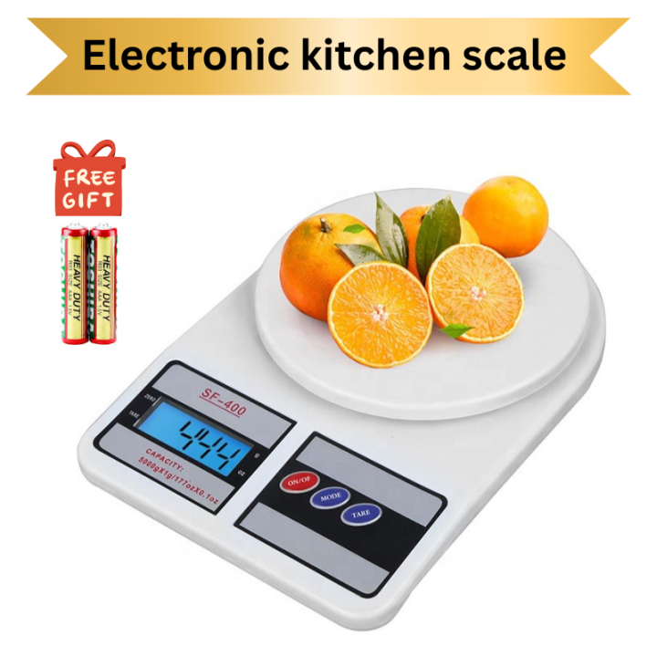 Digital Kitchen Scale 10kg Electronic Weight Machine – Food Weighing ...