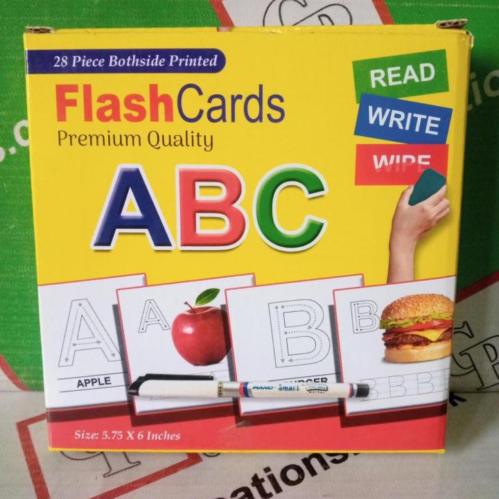 Flash Cards ABC ( Read Write Wipe ) | Daraz.pk