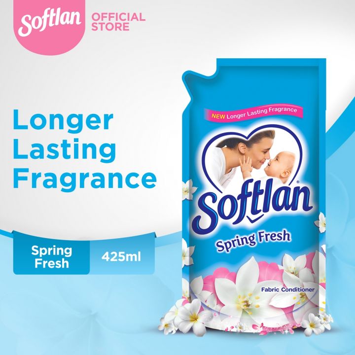 Softlan 425ml Pouch Spring Fresh - Fabric Conditioner | Daraz.pk