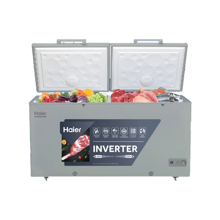HAIER Inverter Double Door Deep Freezer - HDF 385 INV (14 Cubic Feet ...
