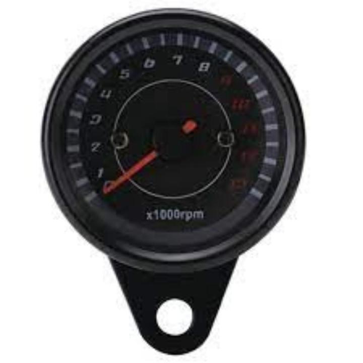 Universal Motorcycle Speedometer Meter Counter 13K Rpm Shift Tachometer ...