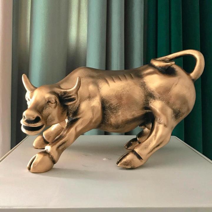 "Noble Steed Bull Sculpture - Regal Power and Grace, Majestic Artwork ...
