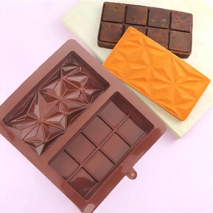 Premium Quality 2 in 1 Kunafa chocolate mold silicone | Chocolate bar ...