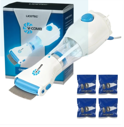V-COMB ELECTRONIC HEAD LICE REMOVAL MACHINE (FREE 1 FILTER) | ANTI LICE ...