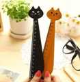 Cute Cat Ruler Scale for School Kids | 15cm Flexible Plastic Measuring ...