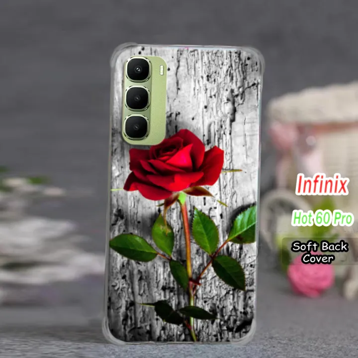 Infinix Hot 60 Pro Back Cover - Rose 2Gud Soft Phone Case For Boys And ...