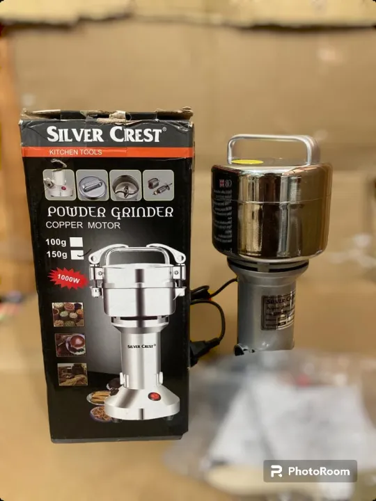 Silver Crest Electric Powerful Powder/Cereal Grinder 150g - All Metal ...