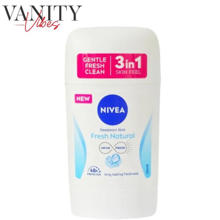 Nivea Fresh Natural Infini Fresh 48H Deodorant Stick 50ml | Daraz.pk