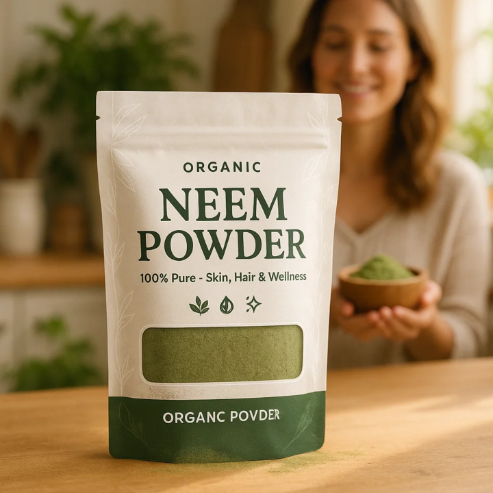 Neem Powder 50gram | Premium Organic Neem Leaf Powder 50gram | Pure ...