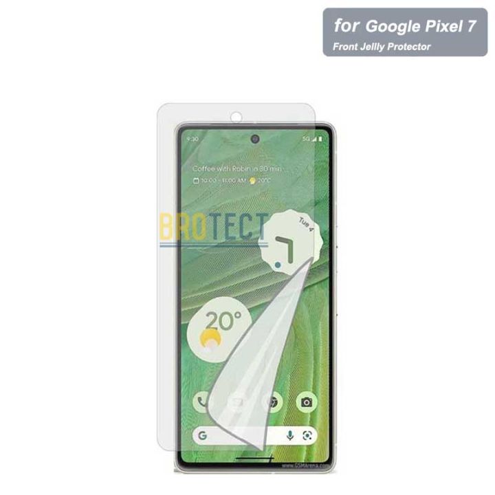 Google Pixel 7 Front Jelly Protector Soft Film Protection Hydrogel TPU ...