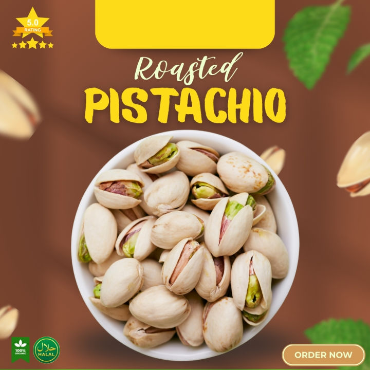 Roasted Salted Pistachio (Namkeen Pista) - Premium Iranian Pista With ...