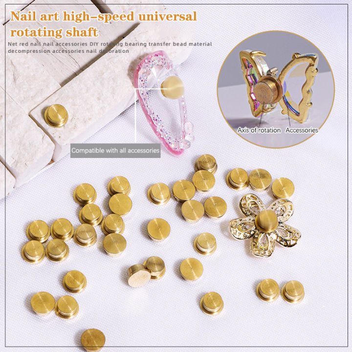 5Pcs S/M/L Rotating Bearing For Nail Art Jewelry Manicure Rotating ...