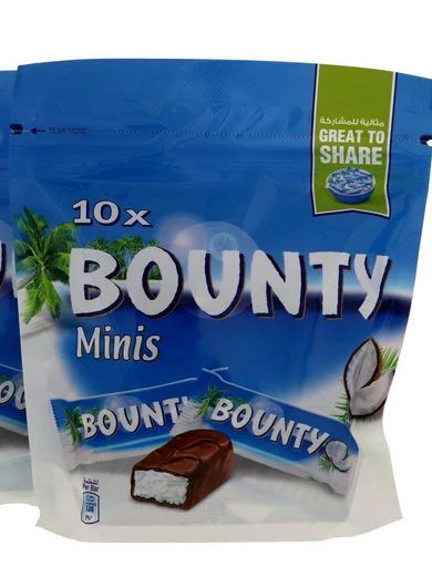 Bounty Mini Chocolate Pack – 285g – Coconut Filled Milk Chocolates ...