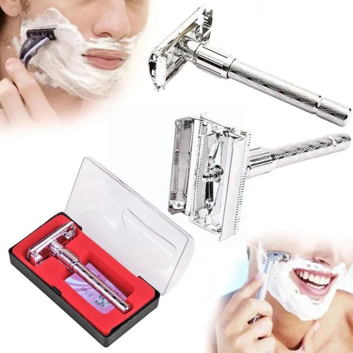 Safety Razor for Men & Women – Premium Stainless Steel Double-Sided ...