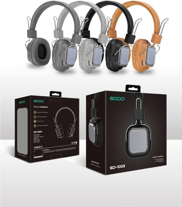 SODO SD-1003 Bluetooth Wireless Headphone Dual Mode Wired Wireless ...