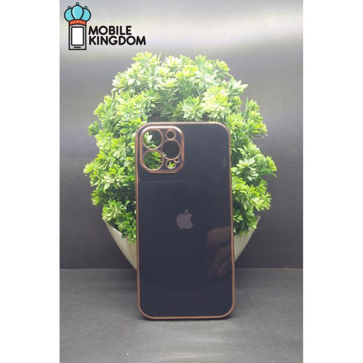 iPhone 12 Pro - Gold Chrome Plated Shiny Case with Camera Protection ...