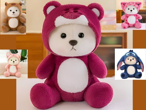 Lina Bear Plush Toy Cute Anime Teddy Bear Novel Stuffed Animal Cartoon ...