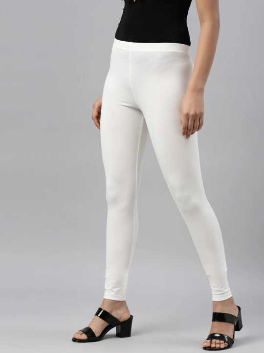 Ladies/Women White Stretchy Laggings/Tights | Daraz.pk