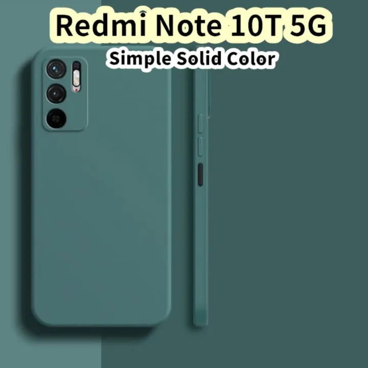 Original For Redmi Note 10T 5G Silicone Full Cover Case Antifouling ...
